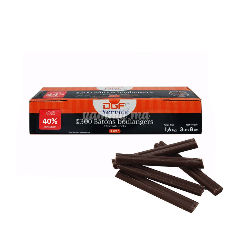 Chocolat Bâtons Boulangers Cacao 40% 8cm - DGF